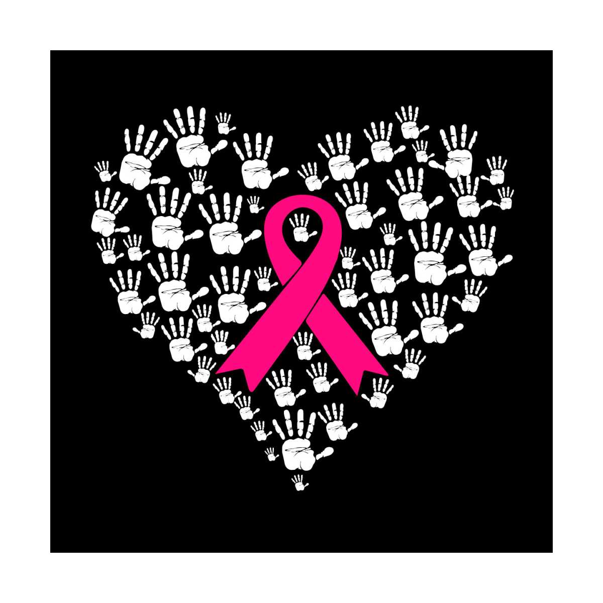 Heart Ribbon Svg Breast Cancer Awareness Vector Svg, Fight G | Inspire ...