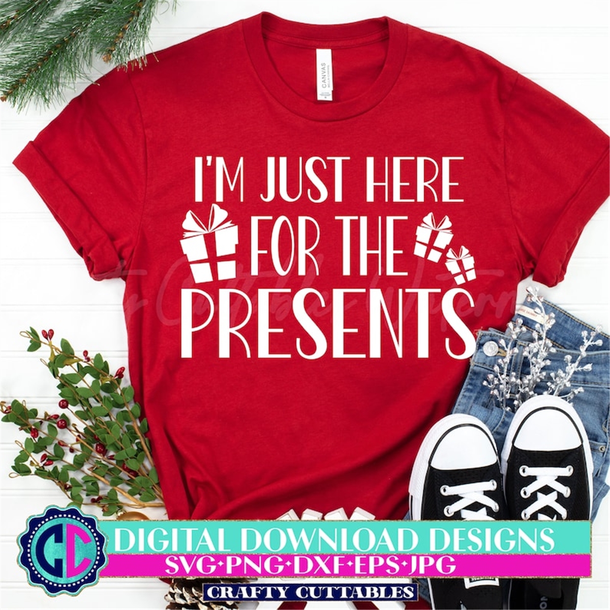 I'm just here for the Presents SVG, Just here for svg, Just | Inspire ...