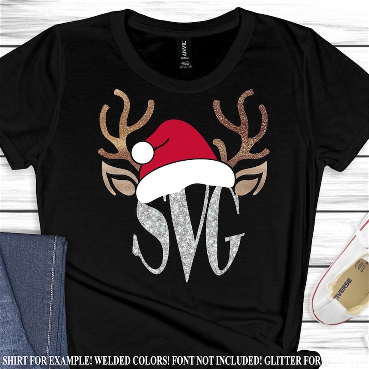 santa antlers Svg, Reindeer Antler Svg, santa hat svg,Christ - Inspire ...