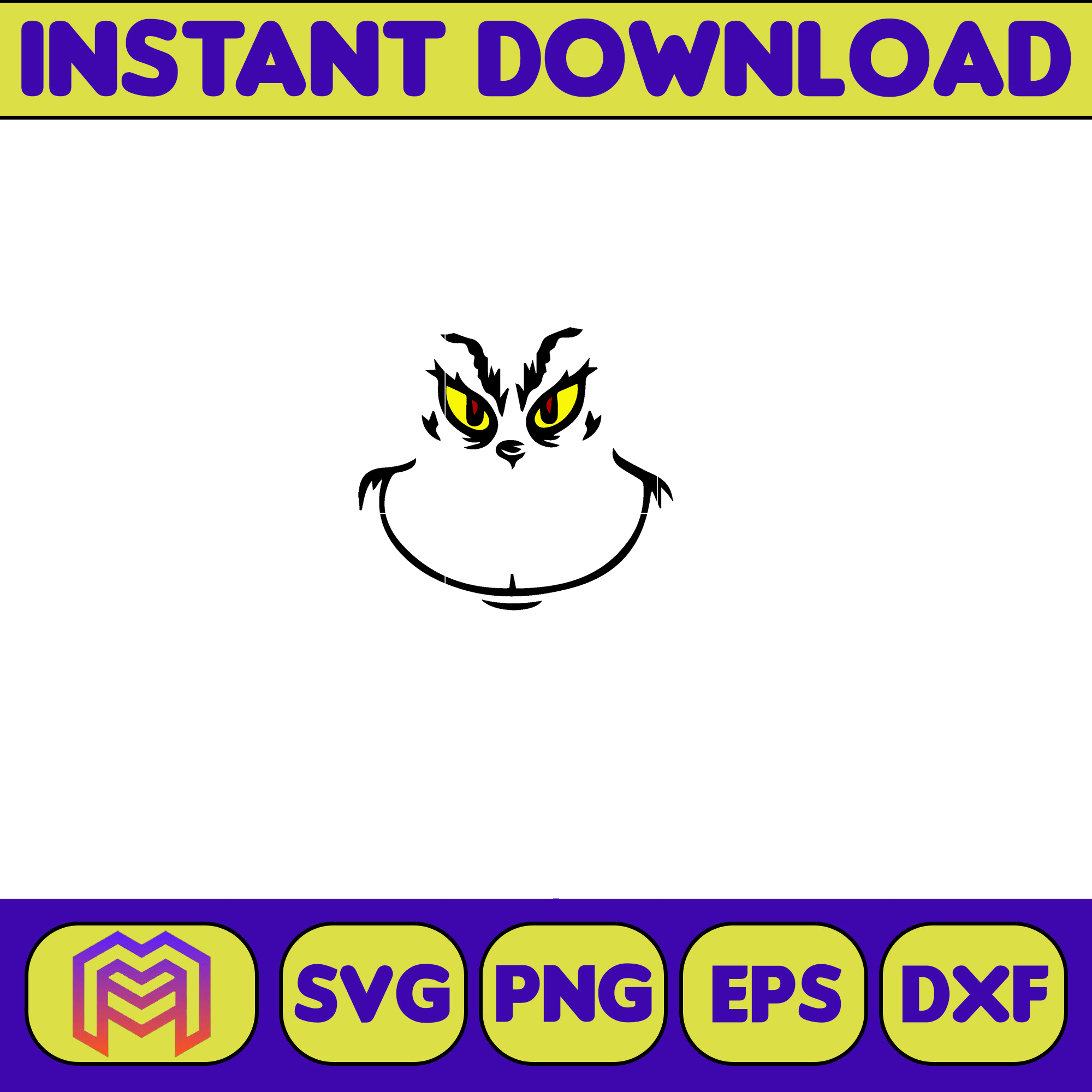 Grinch SVG, Grinch Christmas Svg, Grinch Face Svg, Grinch Ha | Inspire ...