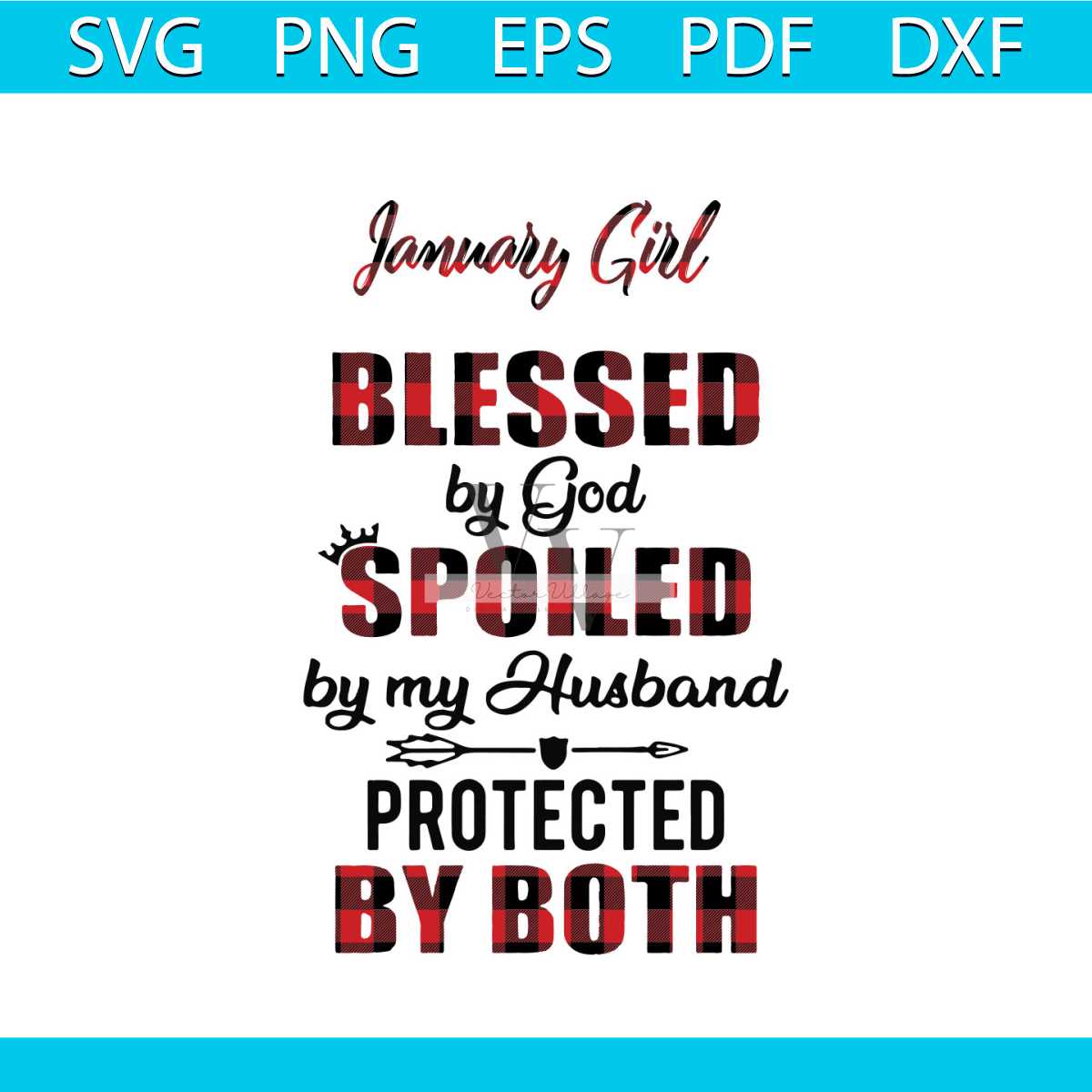 Jannuary Girl Blessed By God Svg, Trending Svg, Girl Gift Sv | Inspire ...