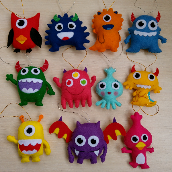 Monsters toy, Felt monster, Little monsters, Baby first doll | Inspire ...