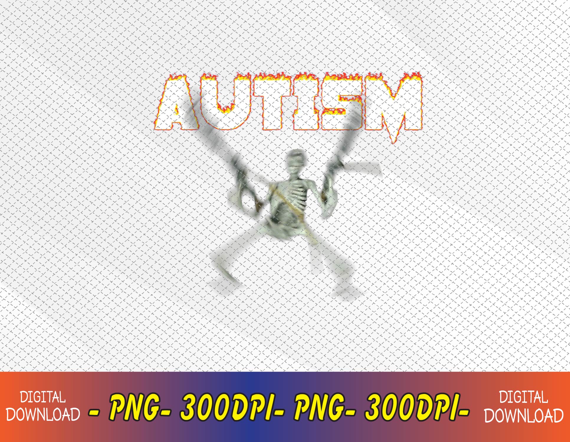 Autism Skeleton Meme Svg, Eps, Png, Dxf, Digital Download | Inspire Uplift