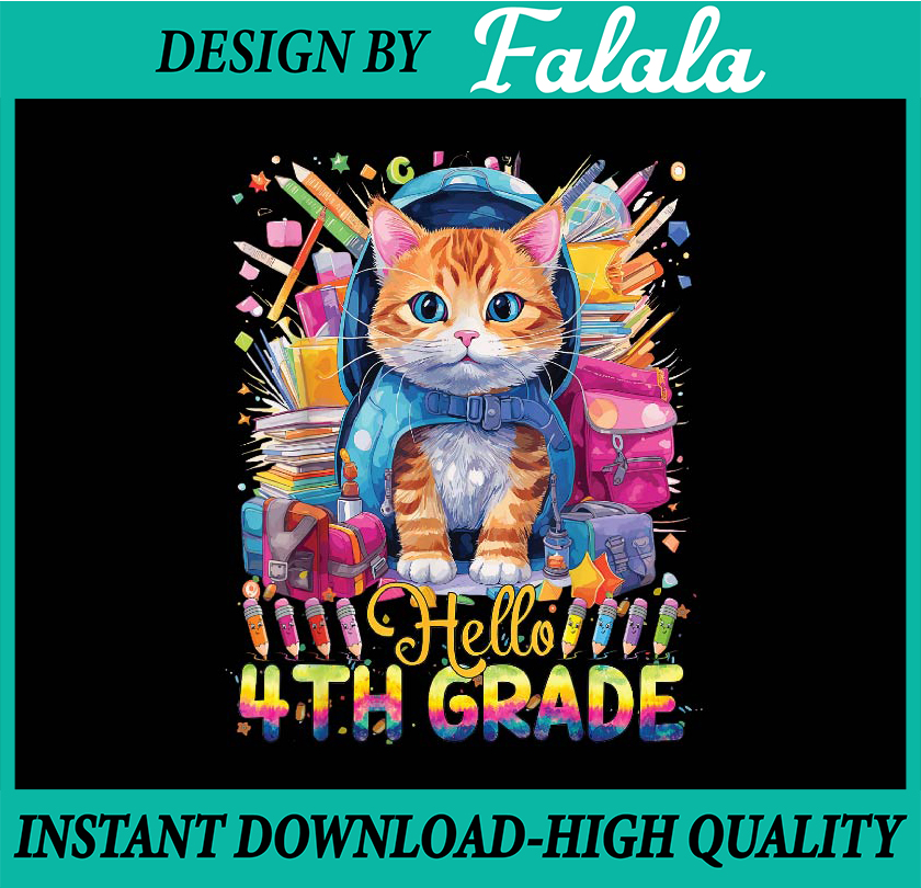 Hello 4th Grade Back To School First Day Fourth Grade Vibes | Inspire ...