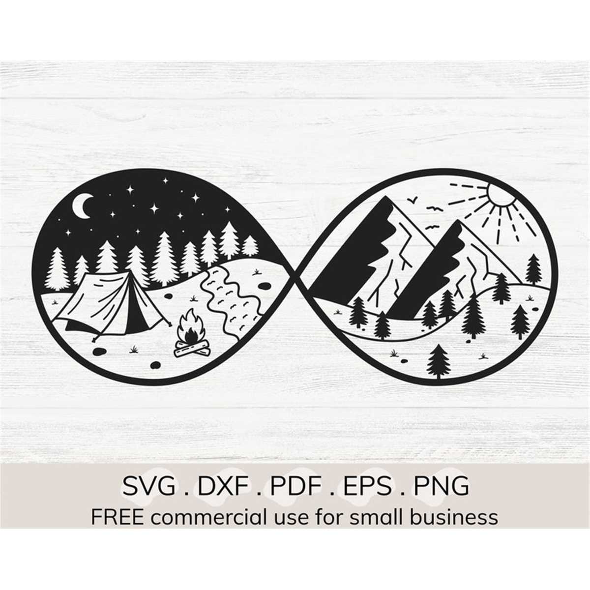 Camp life svg, Mountain svg, Road trip svg, Adventure awaits - Inspire ...