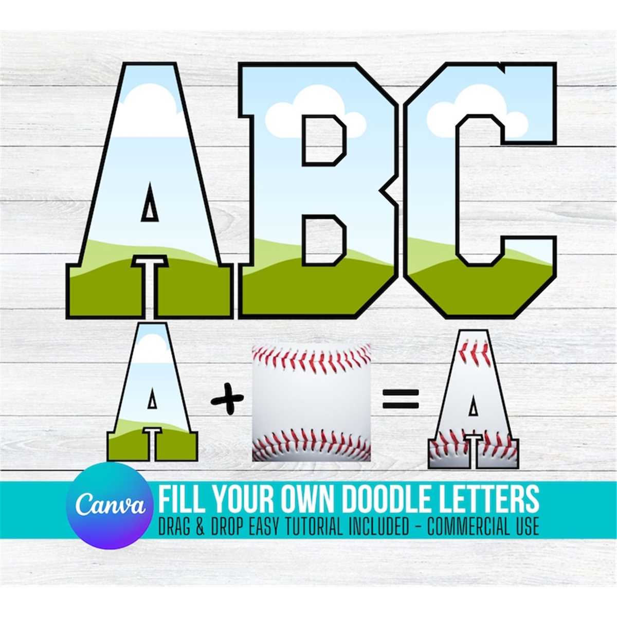 Fill your own VARSITY Letters on CANVA with Commercial Use A | Inspire ...