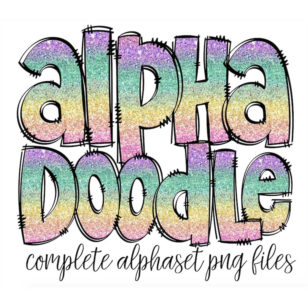 Ombre Rainbow Alphapack, digital alphabet, printable alphabe - Inspire ...