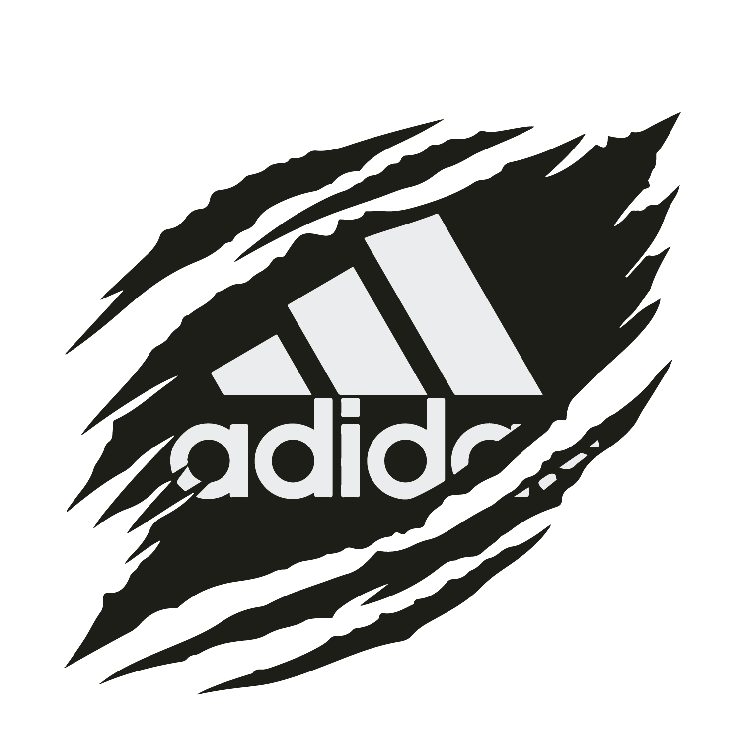 Ripped Adidas logo Svg, Fashion Brand Svg, Adidas Logo SvgBr | Inspire ...