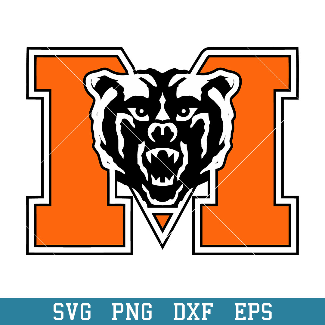 Mercer Bears Logo Svg, Mercer Bears Svg, NCAA Svg, Png Dxf E - Inspire ...