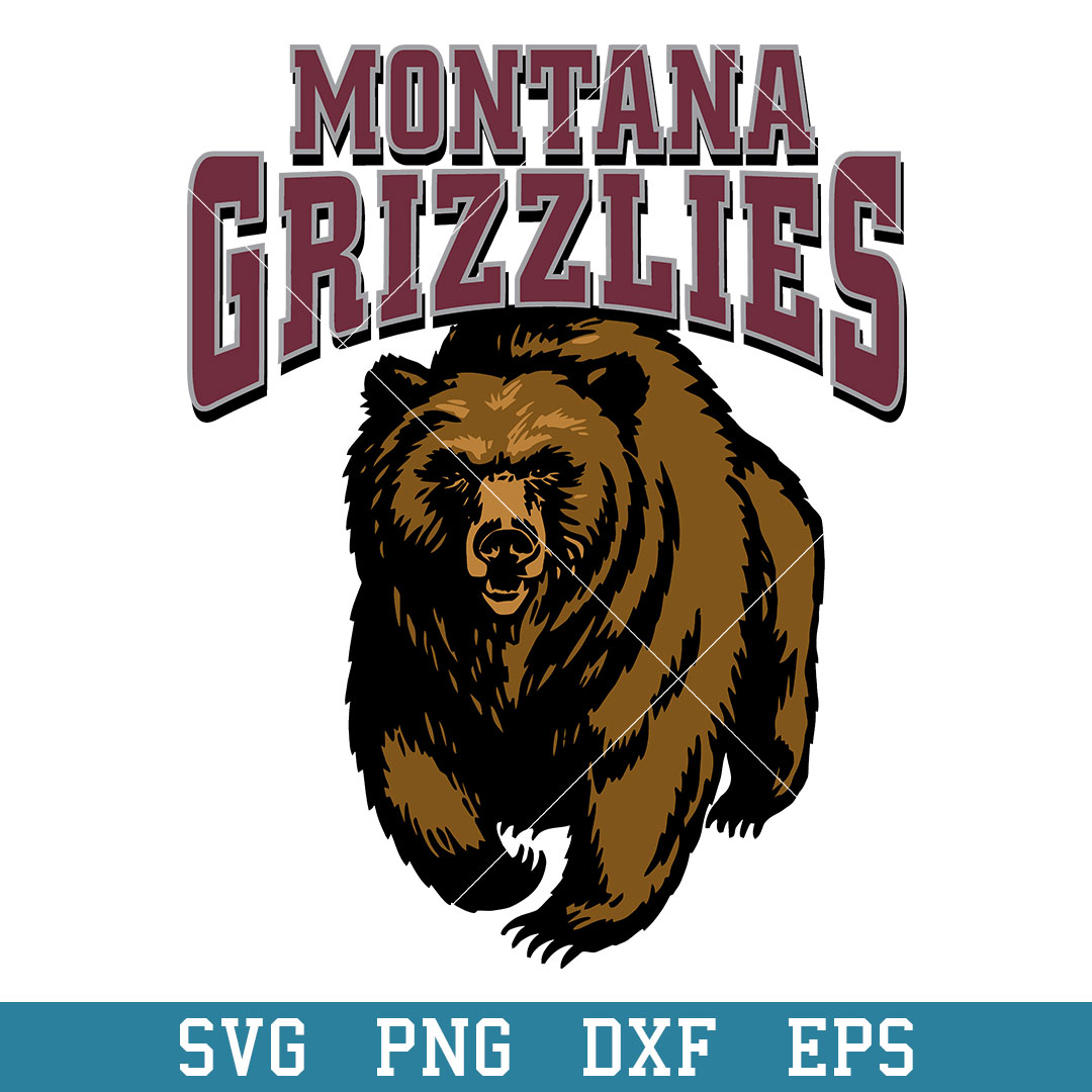 Montana Grizzlies Logo Svg, Montana Grizzlies Svg, NCAA Svg, | Inspire ...