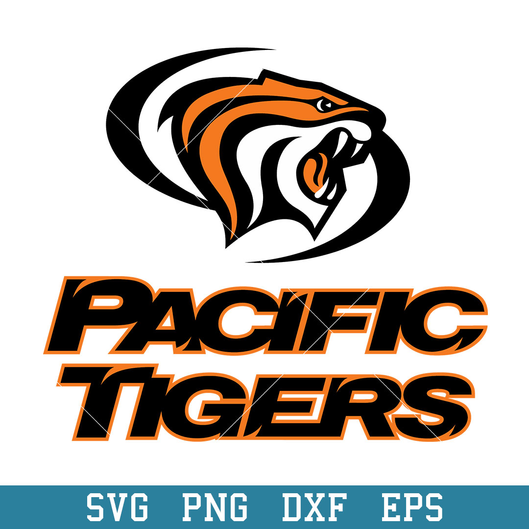 Pacific Tigers Logo Svg, Pacific Tigers Svg, NCAA Svg, Png D | Inspire ...