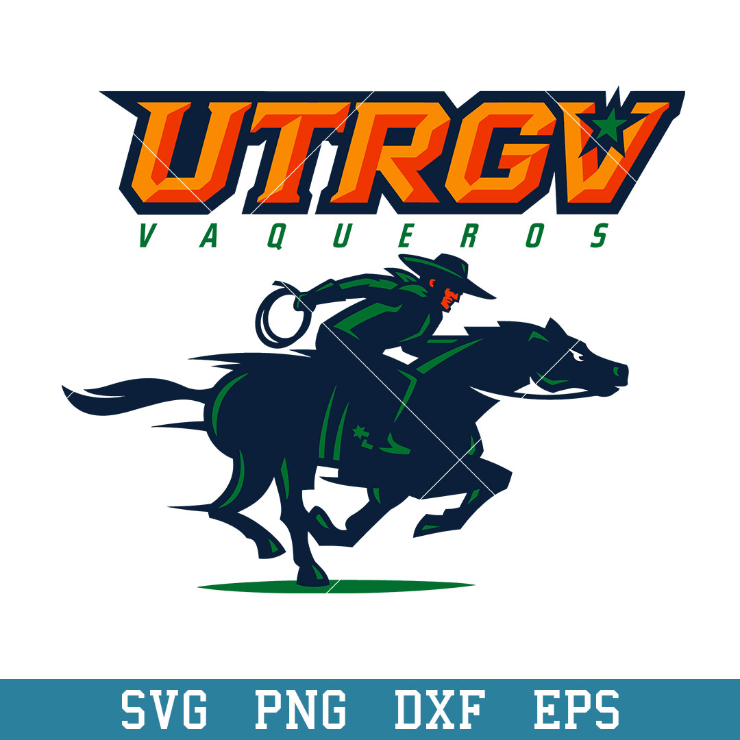 UTRGV Vaqueros Logo Svg, UTRGV Vaqueros Svg, NCAA Svg, Png D | Inspire ...