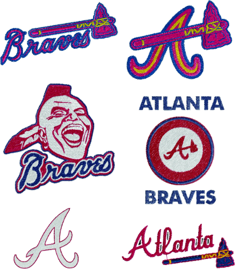 Braves Embroidery designs | Inspire Uplift