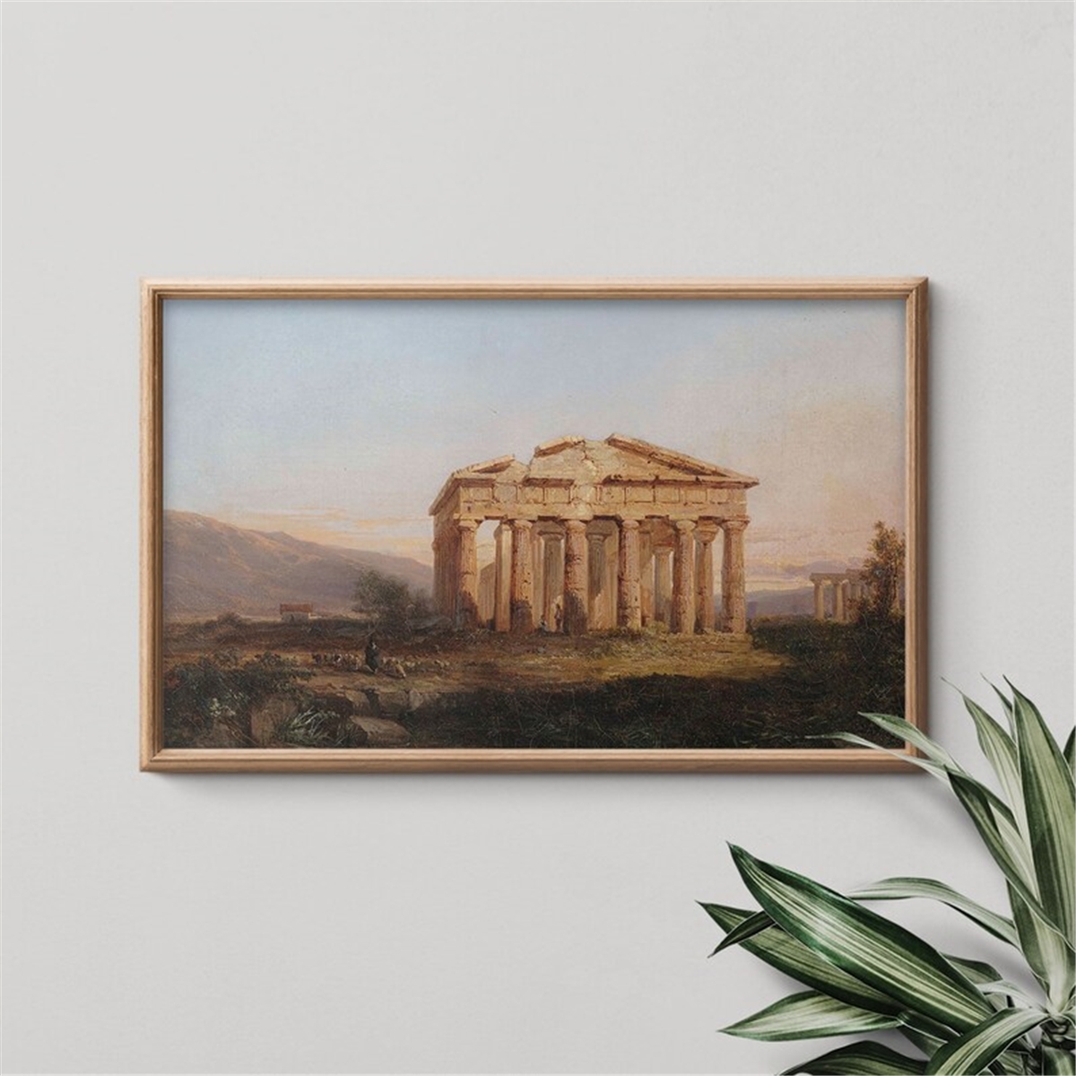 Temple Art Print, Ancient Rome Wall Art, Instant Painting, G | Inspire ...