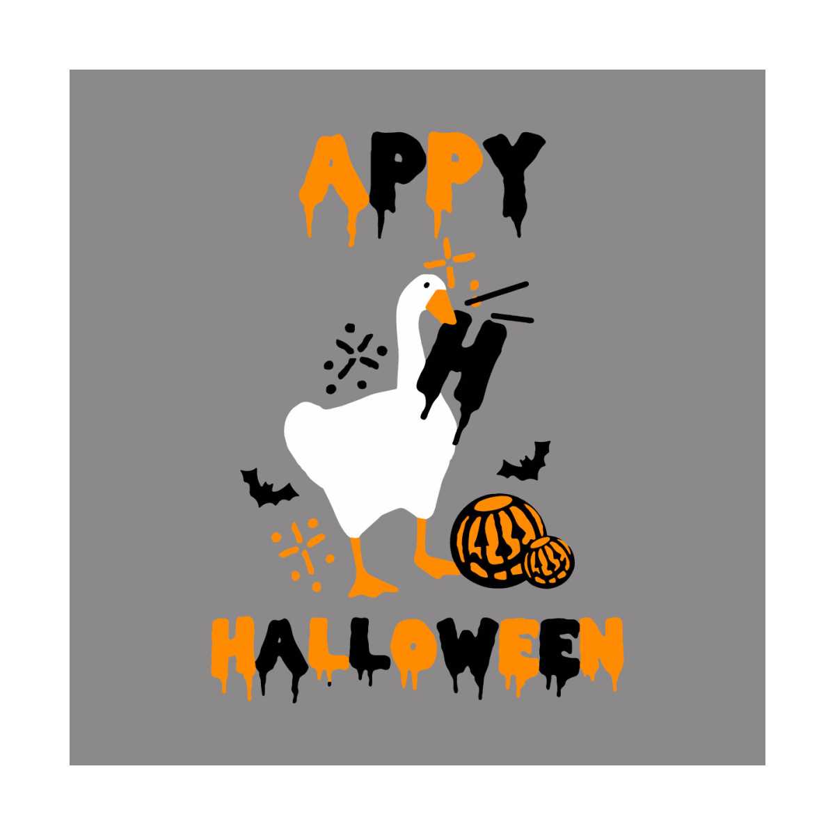 Duck Happy Halloween Svg Happy Halloween Vector Svg, Hallowe | Inspire ...