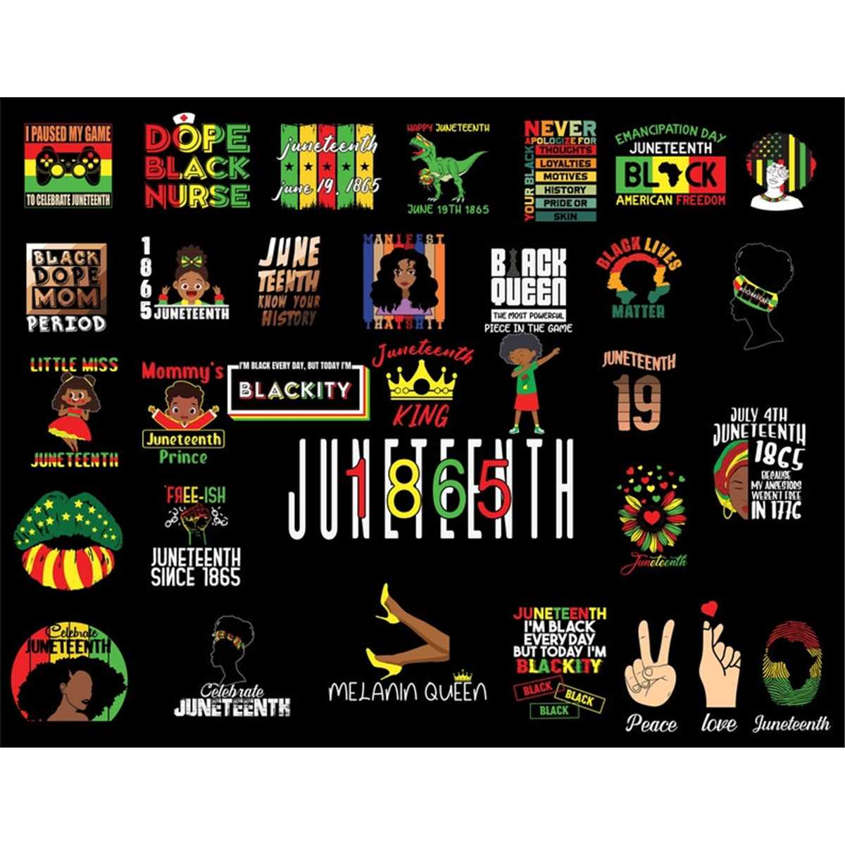 Juneteenth svg bundle, juneteenth svg for cricut, juneteenth | Inspire ...