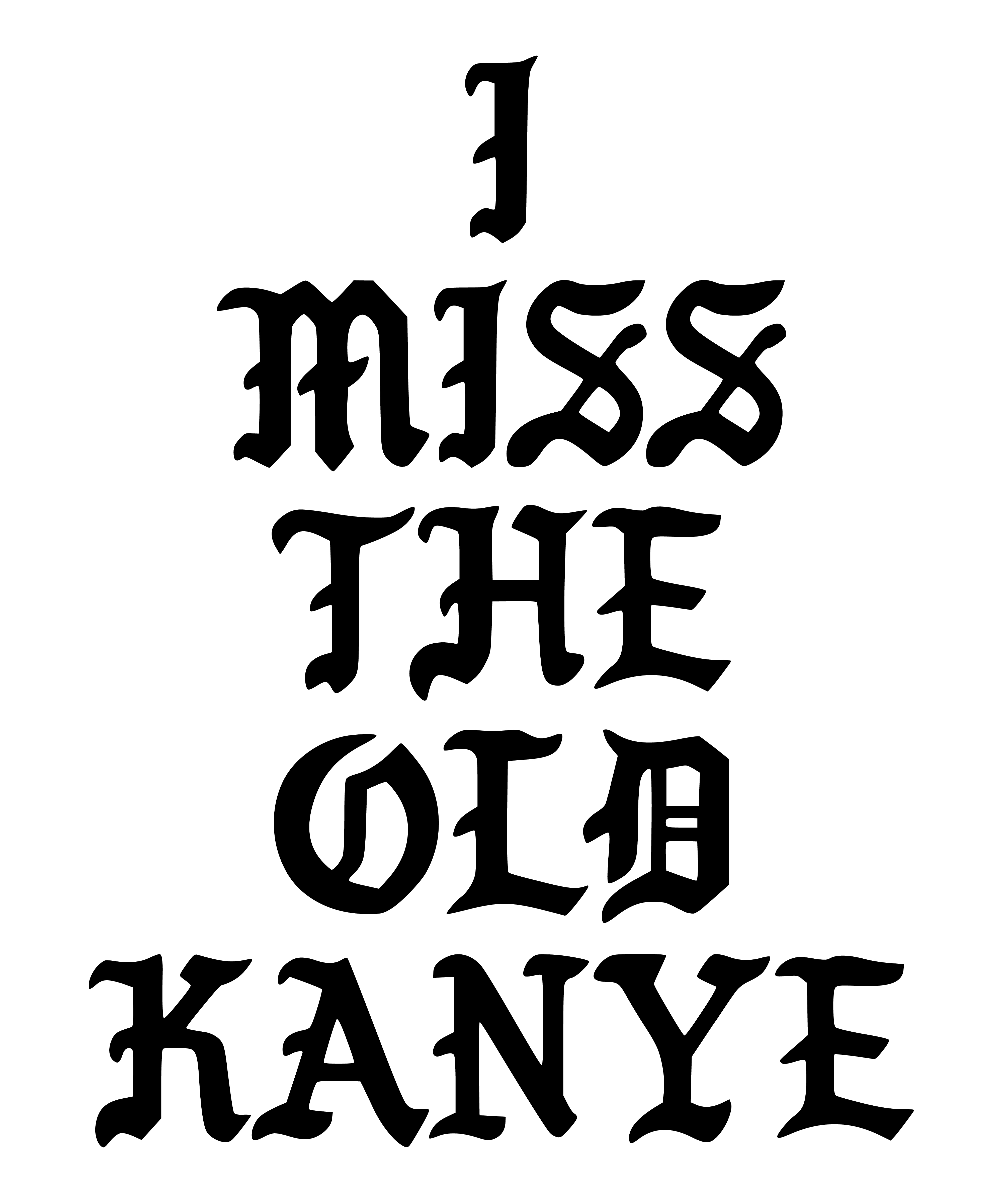 I Miss the Old Kanye SVG, Silhouette Cut File, Cut file SVG, | Inspire ...