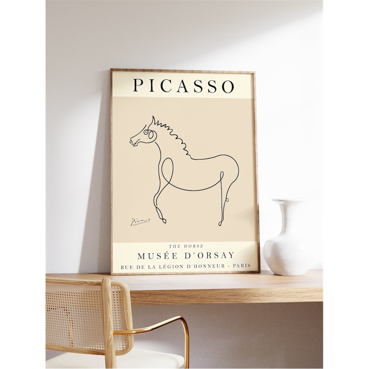 Picasso Exhibition Poster, The Beige Horse, Horse Art, Anima - Inspire ...