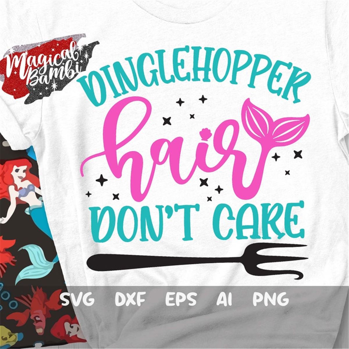 Dingle hopper Hair don't care SVG, Dinglehopper Svg, Mermaid | Inspire ...