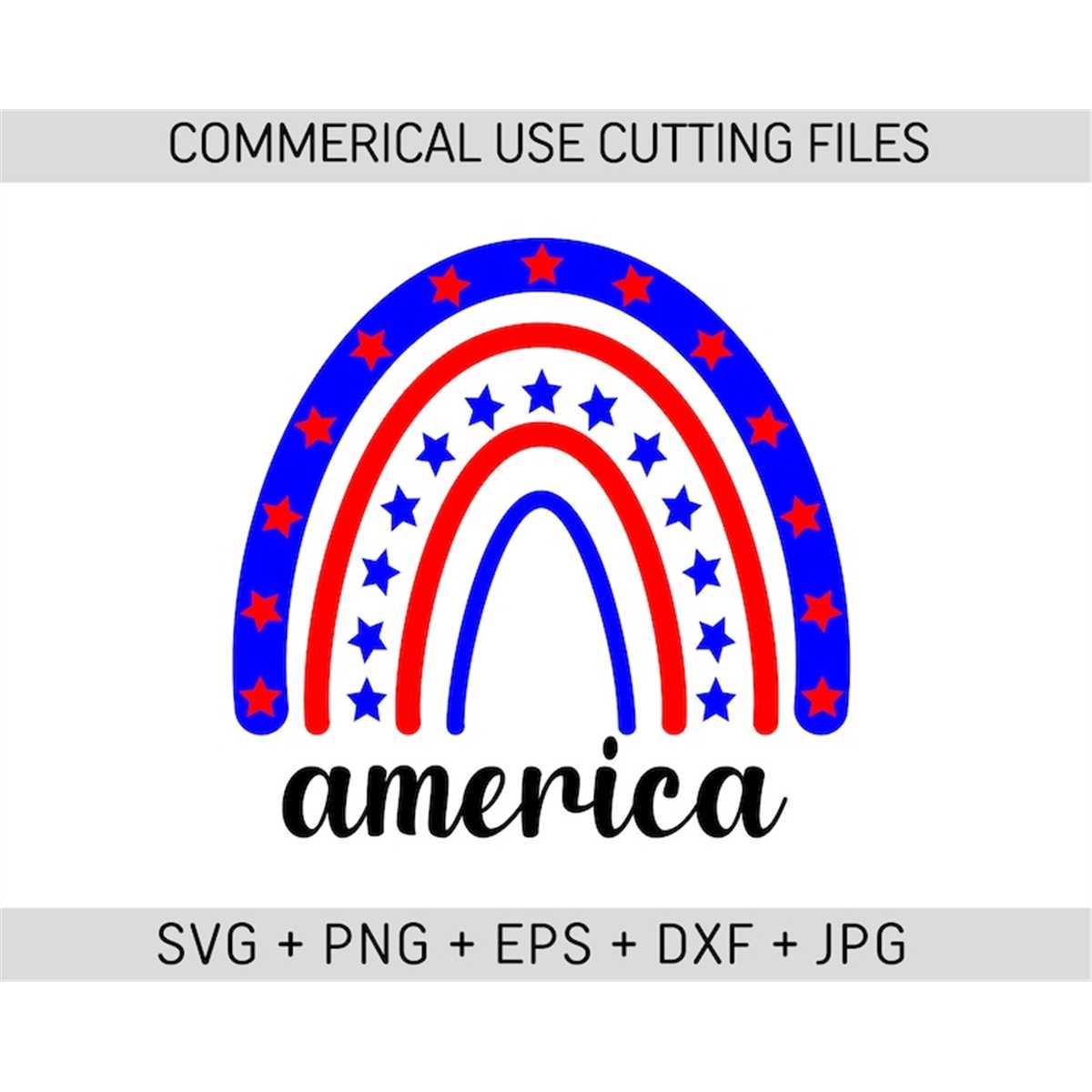 America boho rainbow svg, 4th of July SVG, fourth of july sv - Inspire ...