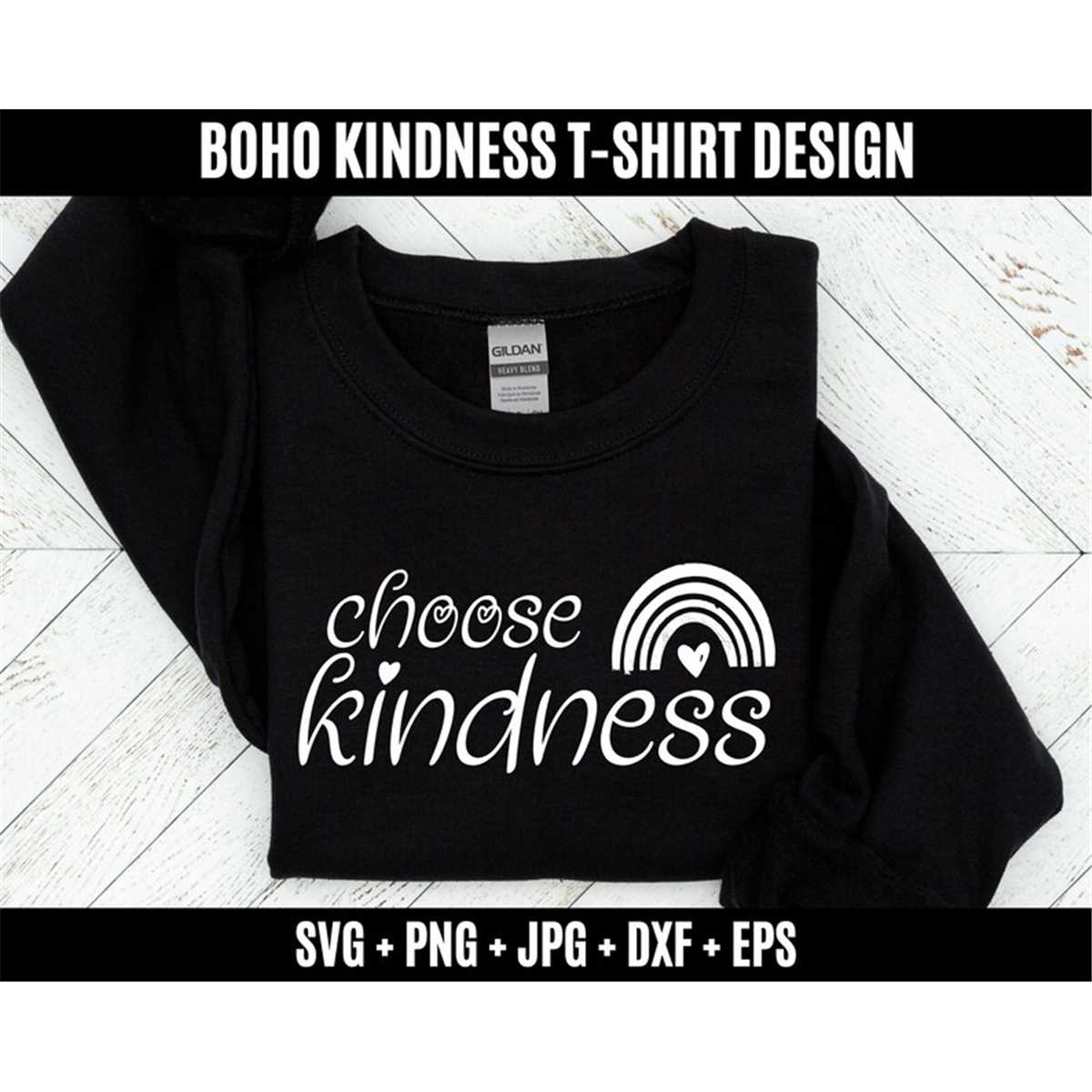 kindness Rainbow svg, Choose kindness Svg, Inspirational Svg - Inspire ...