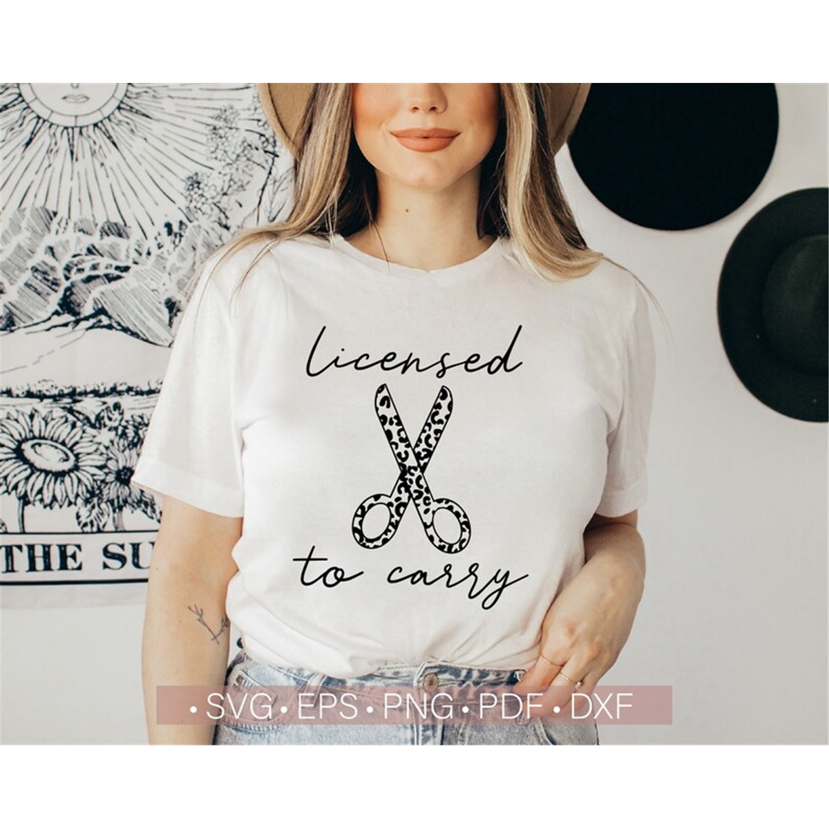 Licensed to Carry Svg, Hair Stylist Svg, Funny Hair Dresser | Inspire ...