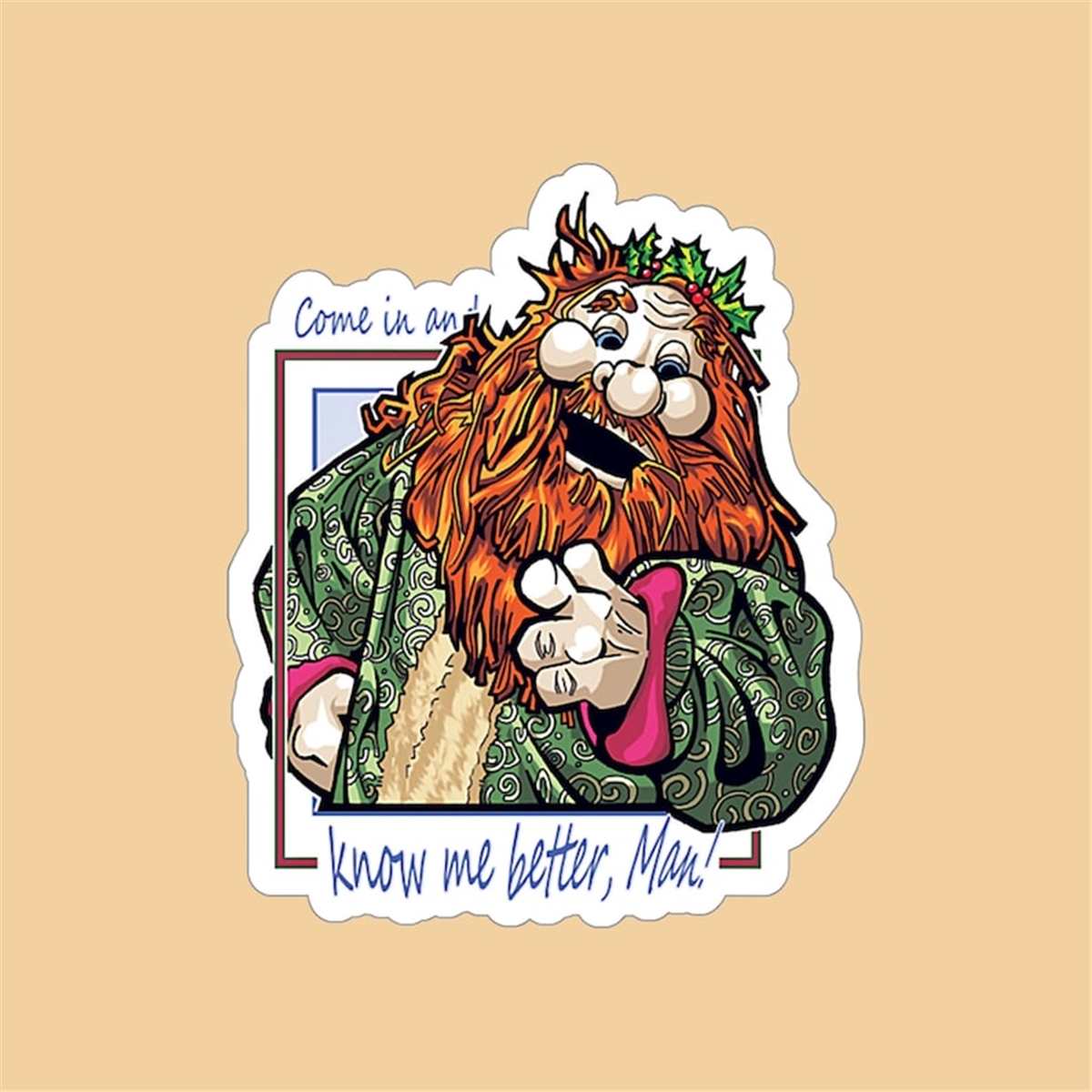 Muppet Christmas carol 12 Sticker, Know me better, Man Stick | Inspire ...