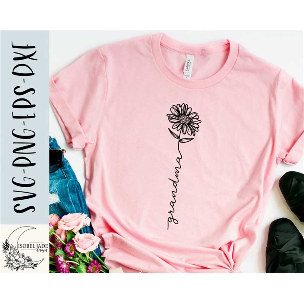 Grandma flower svg, Grandma svg, Grandma daisy svg, Mothers - Inspire ...