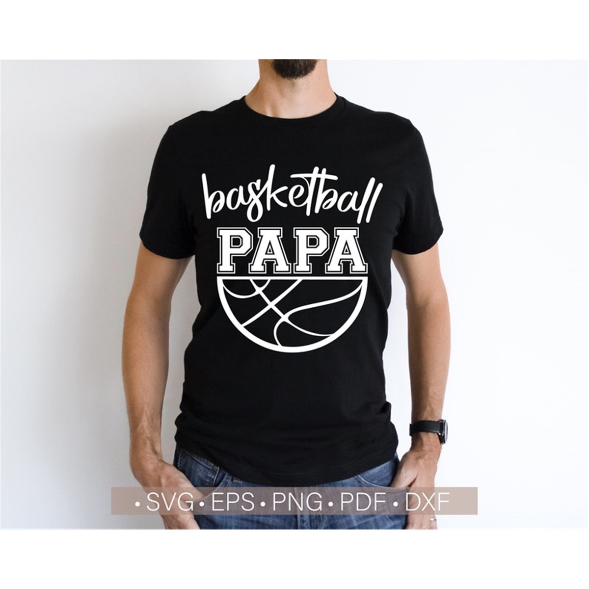 Basketball Papa Svg, Basketball Dad Svg Cut File,Basketball | Inspire ...