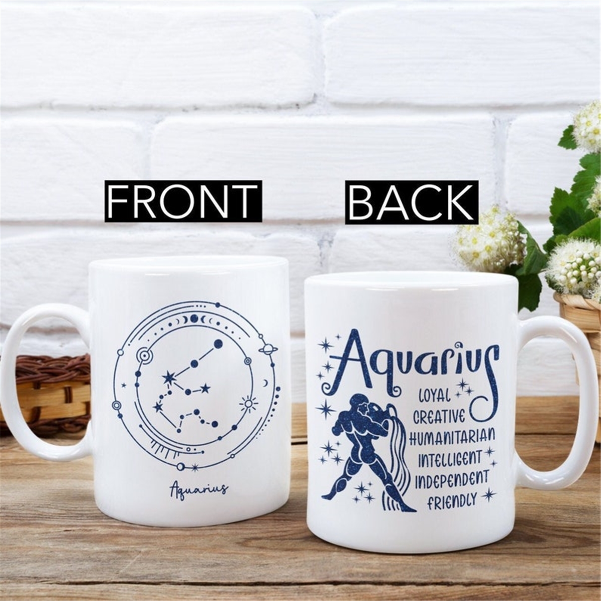 Aquarius Mug - Aquarius Gift - Aquarius Constellation Coffee - Inspire ...