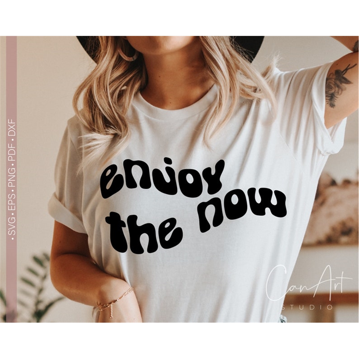 Enjoy The Now Svg Png, Inspirational Svg, Positive Quote Svg | Inspire ...