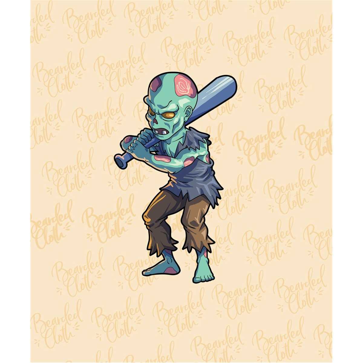 Baseball Zombie Halloween SVG Baseball Zombie PNG Zombie Wit | Inspire ...