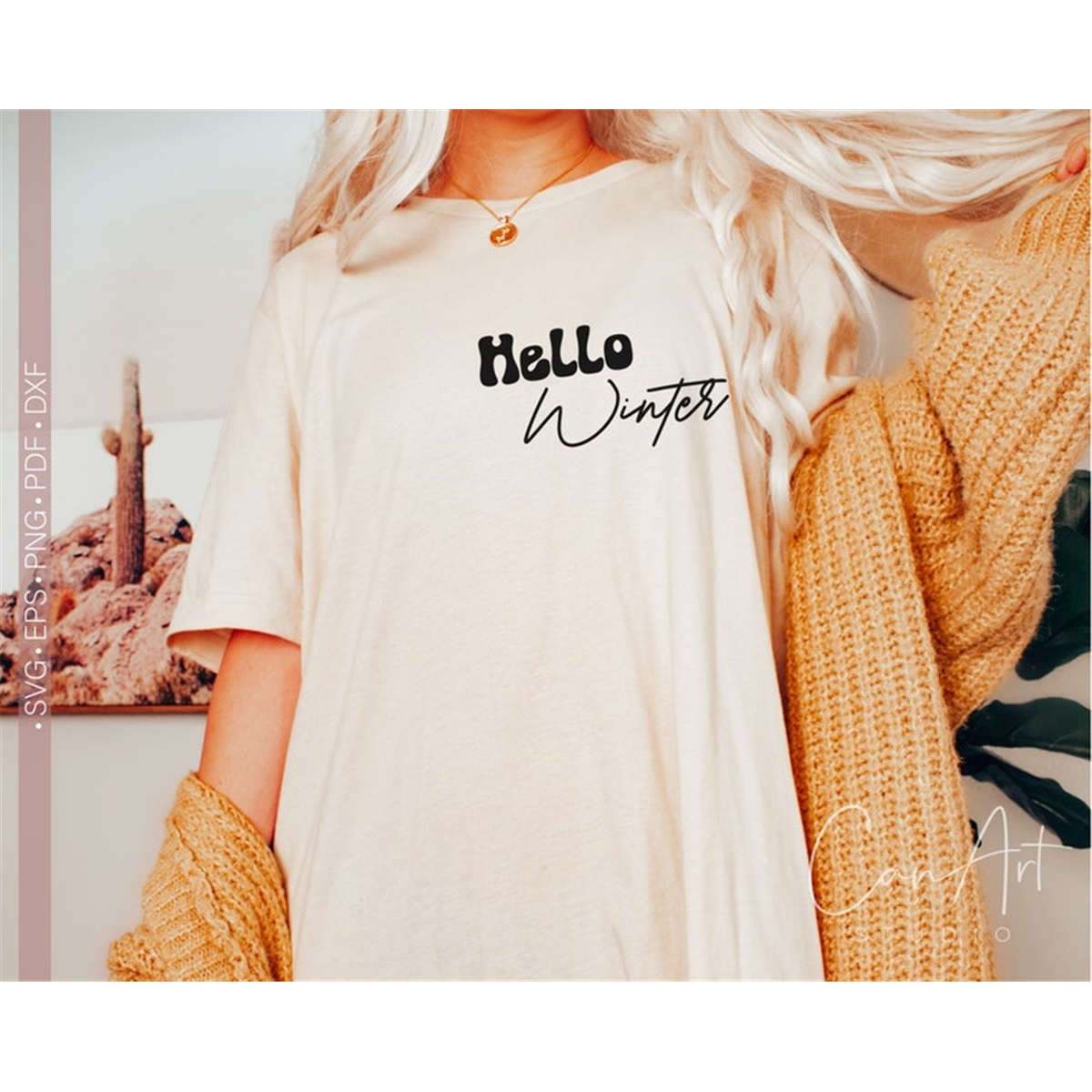 Hello Winter Svg Png, Christmas Svg, Winter Svg Shirt Design | Inspire ...