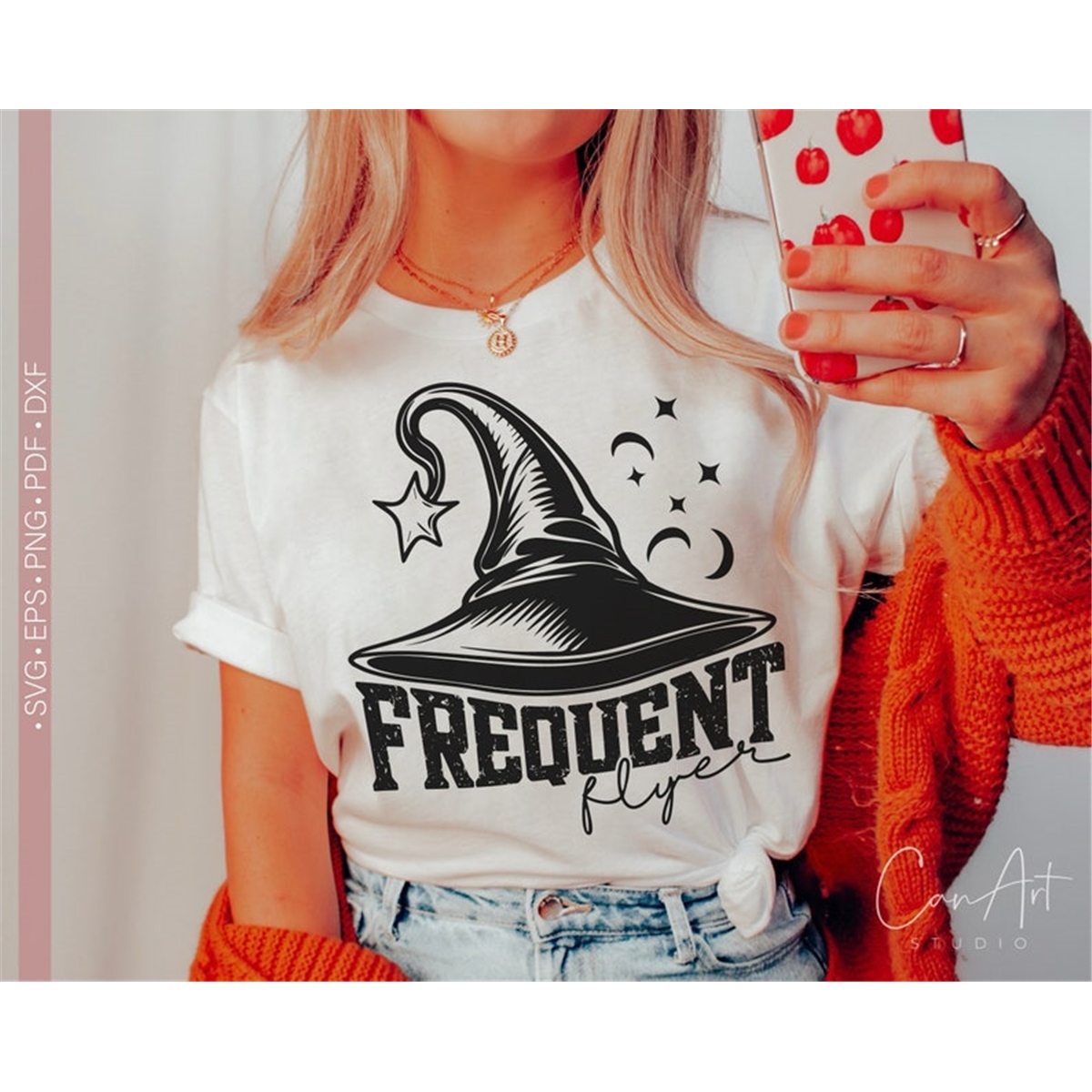 Frequent Flyer Svg Png, Halloween Svg Cut File for Cricut, F | Inspire ...