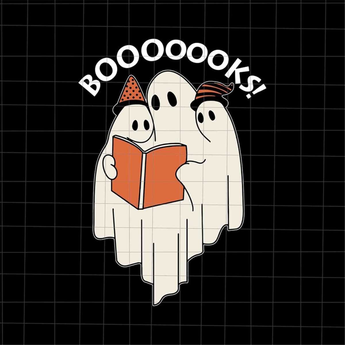 Booooks Svg, Halloween Teacher Librarian Books Reading Ghost | Inspire ...