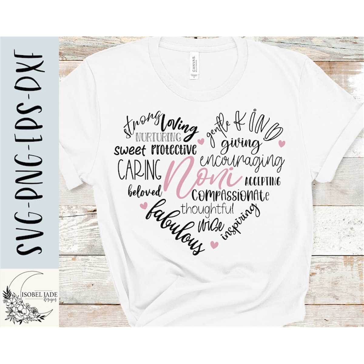 Noni heart svg, Noni svg, Shirt, Noni svg, Heart svg, Mother - Inspire ...