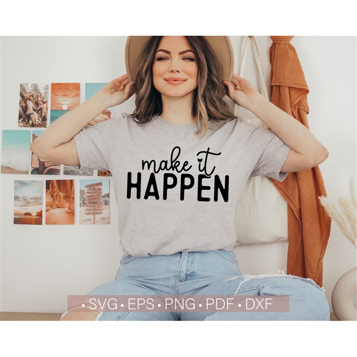 Make it Happen Svg, Kindness Svg, Inspirational Svg Sayings, | Inspire ...
