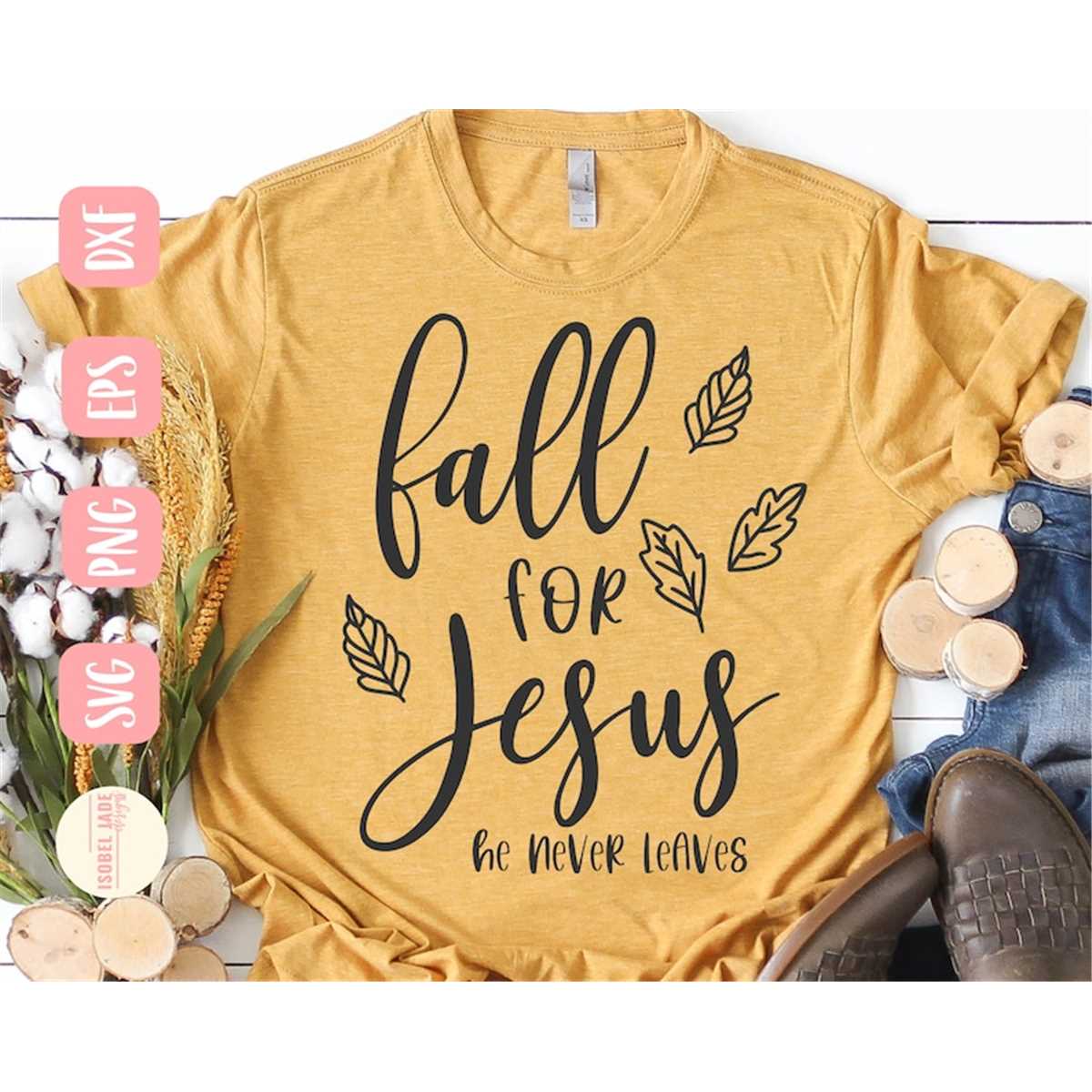 Fall For Jesus Svg | Inspire Uplift