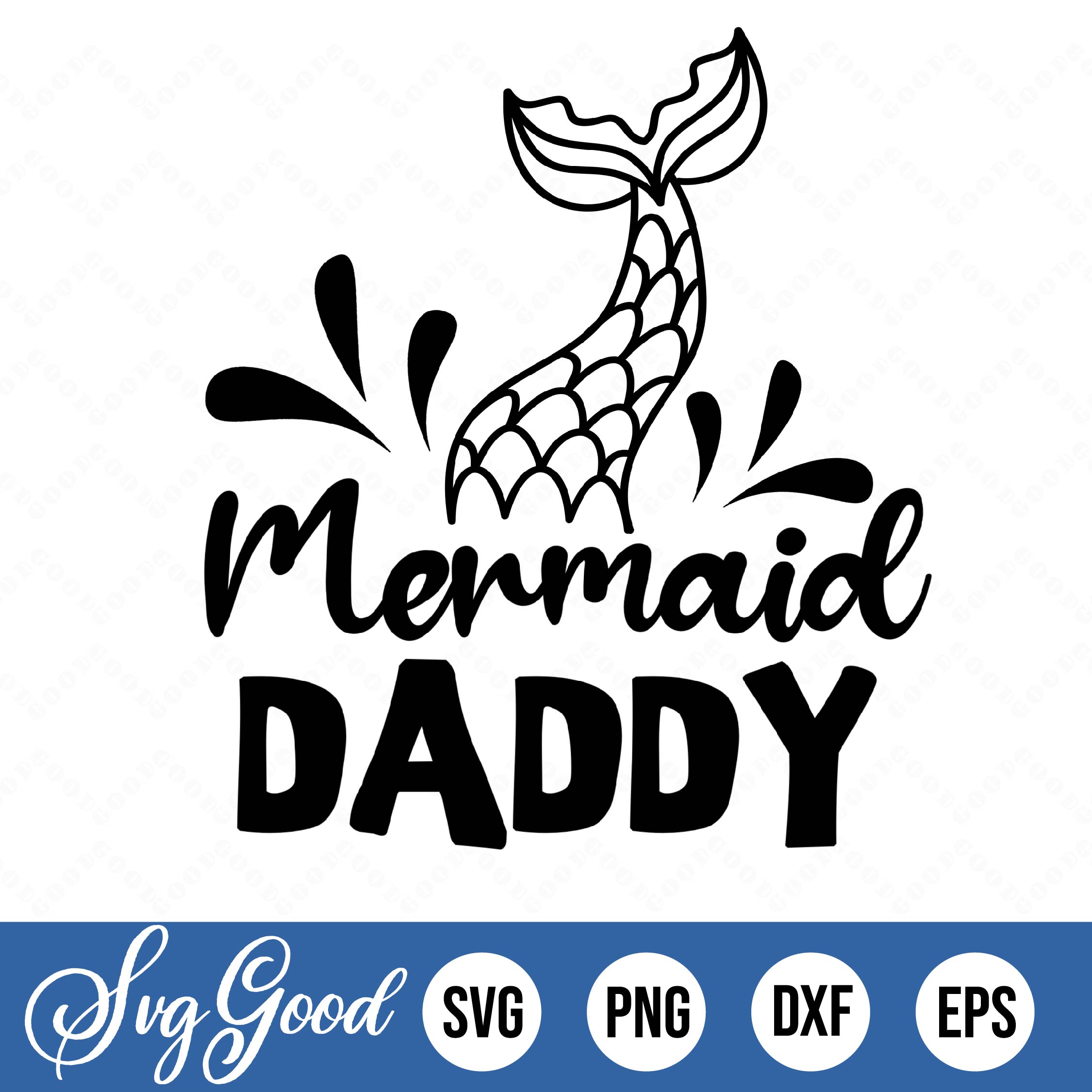 Mermaid Daddy Svg, Mermaid Birthday Svg Files For Cricut & S - Inspire ...