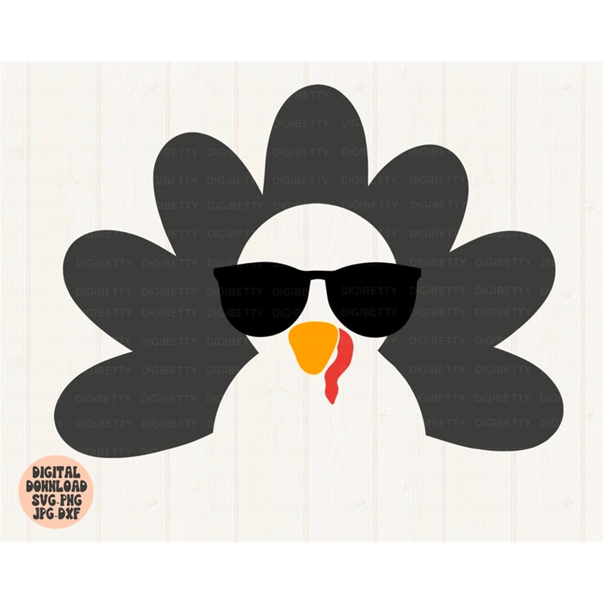 Thanksgiving Turkey Svg, Png, Jpg, Dxf, Turkey Face Svg, Tha | Inspire ...