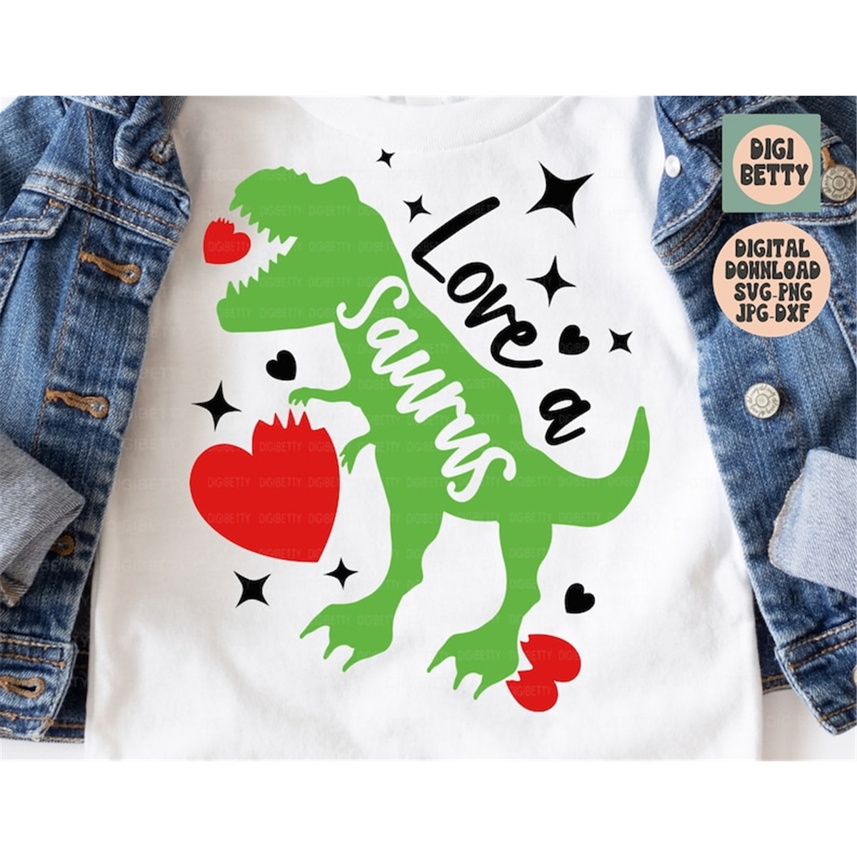 Valentine Dinosaur Svg, Png, Jpg, Dxf, Love a Saurus Svg, Bo | Inspire ...