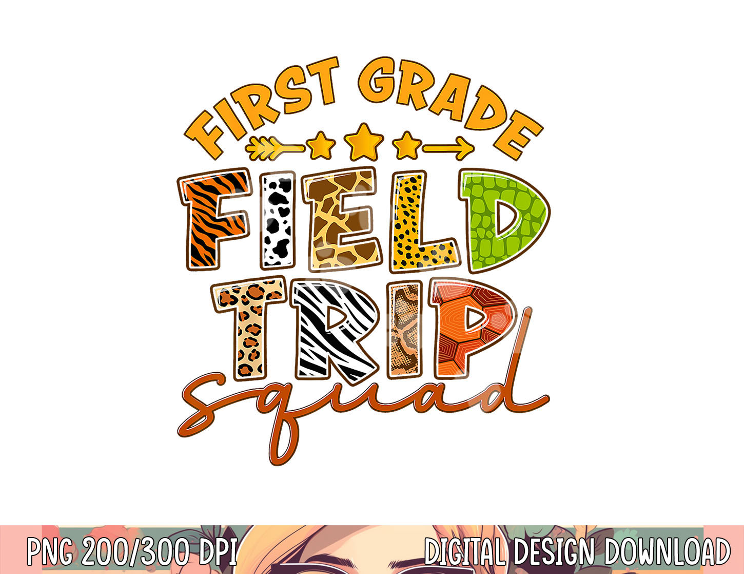 First Grade Zoo Field Trip Squad Matching Students Teacher | Inspire Uplift