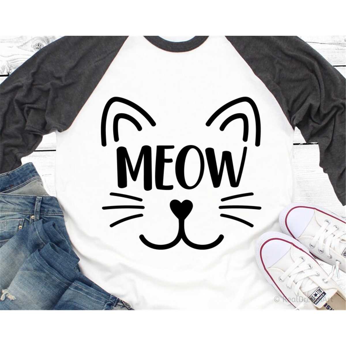 Cat Face Svg Meow Svg Kitty Cat Svg Cat Whiskers Svg Cute Ki - Inspire ...