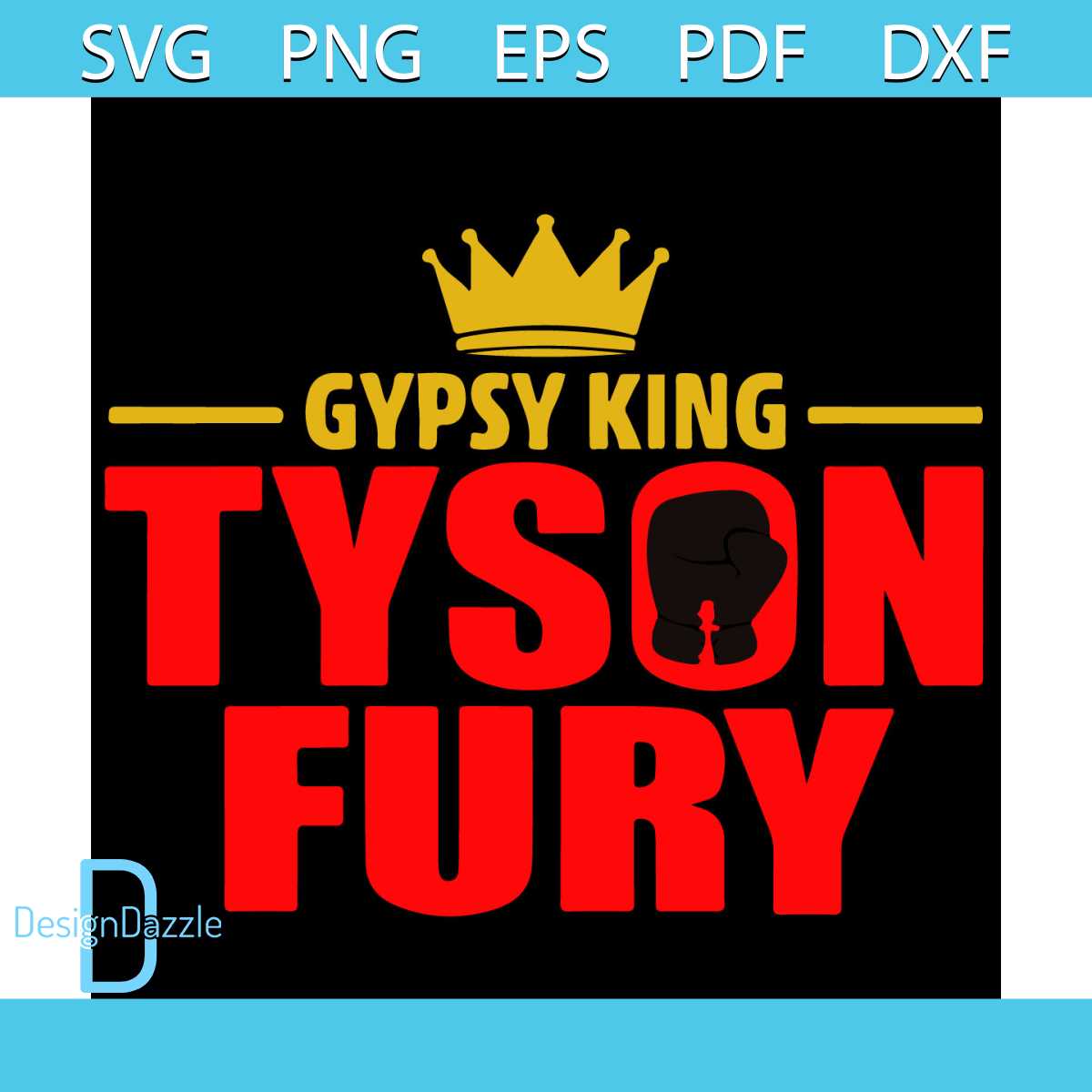 Gypsy King Tyson Fury svg, Sport Svg, Sport Fan Svg, Sport l | Inspire ...