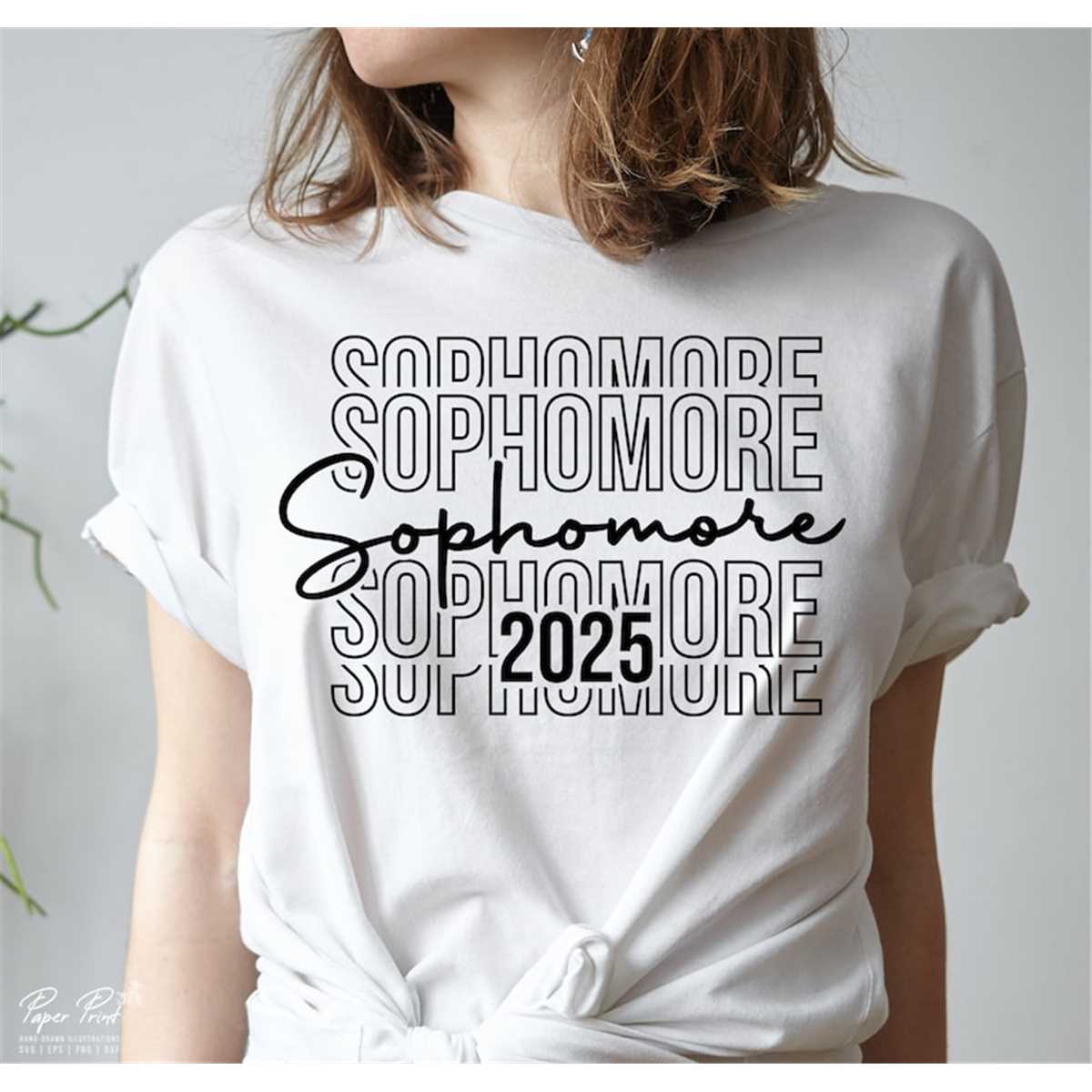 Sophomore 2025 svg, High School svg, Sophomore Class svg, Ba - Inspire ...