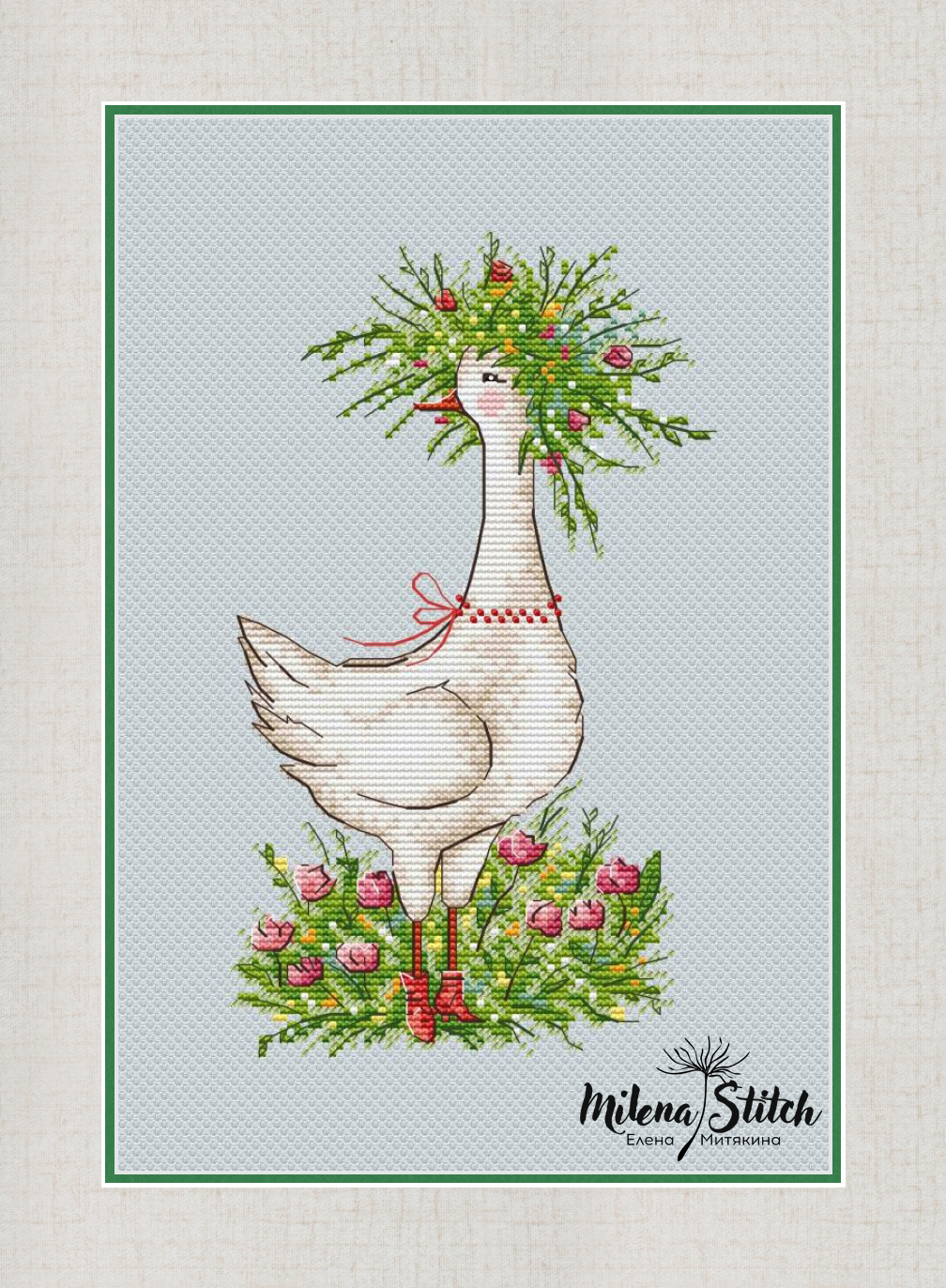 Goose Cross Stitch Pattern | Inspire Uplift