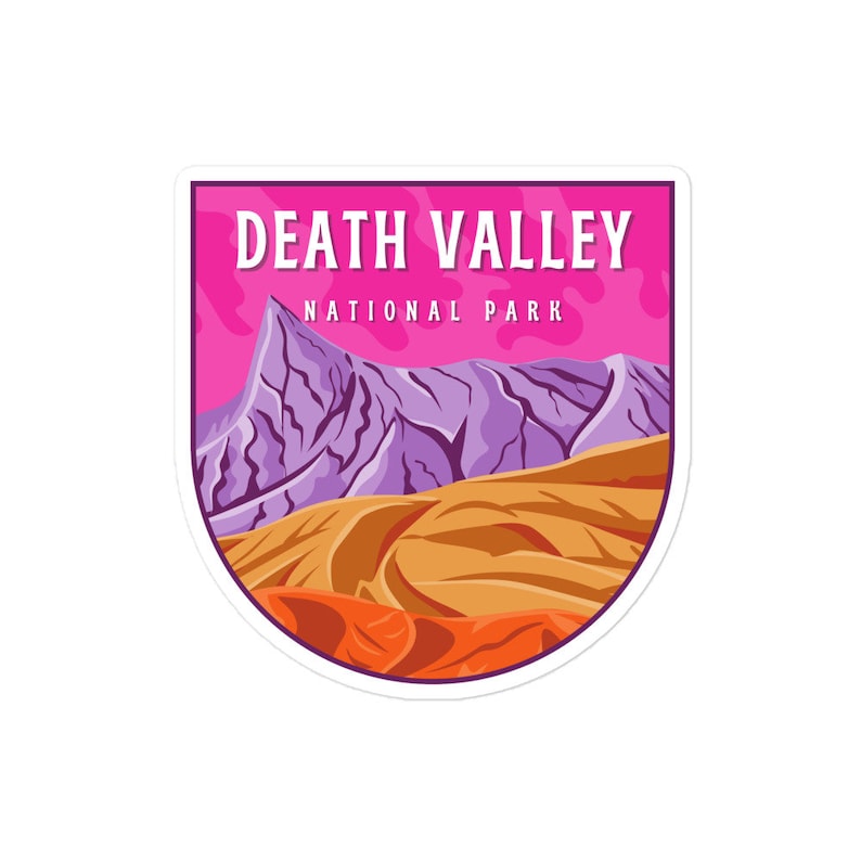 DEATH VALLEY National Park Sticker, Death Valley National Pa | Inspire ...