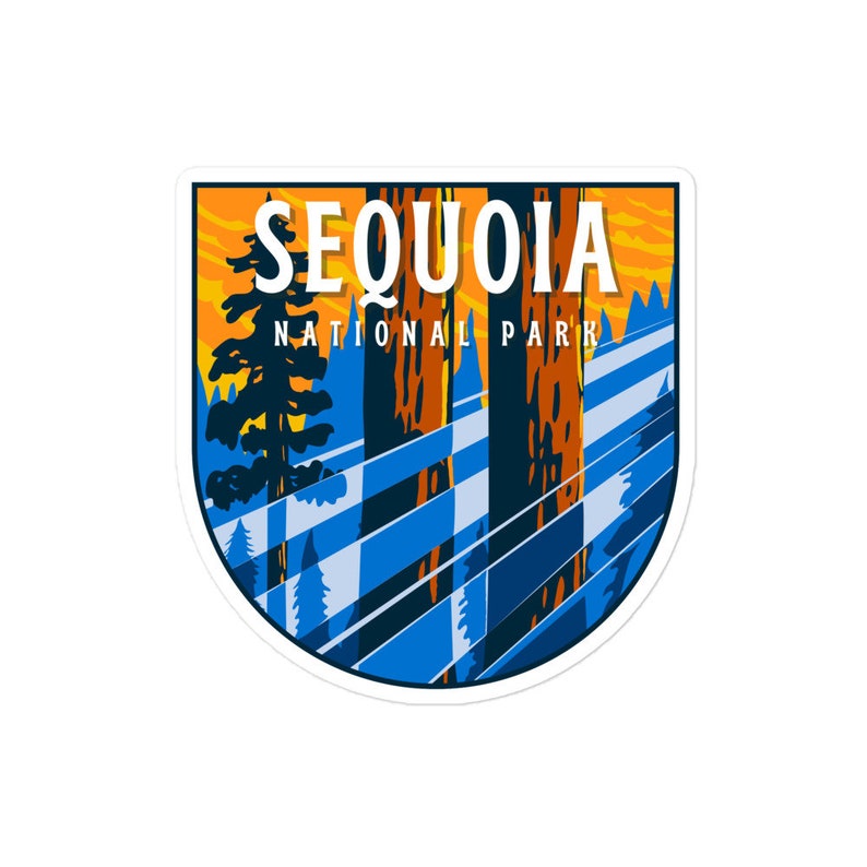 SEQUOIA NATIONAL PARK Sticker, Sequoia National Park Decal, - Inspire ...
