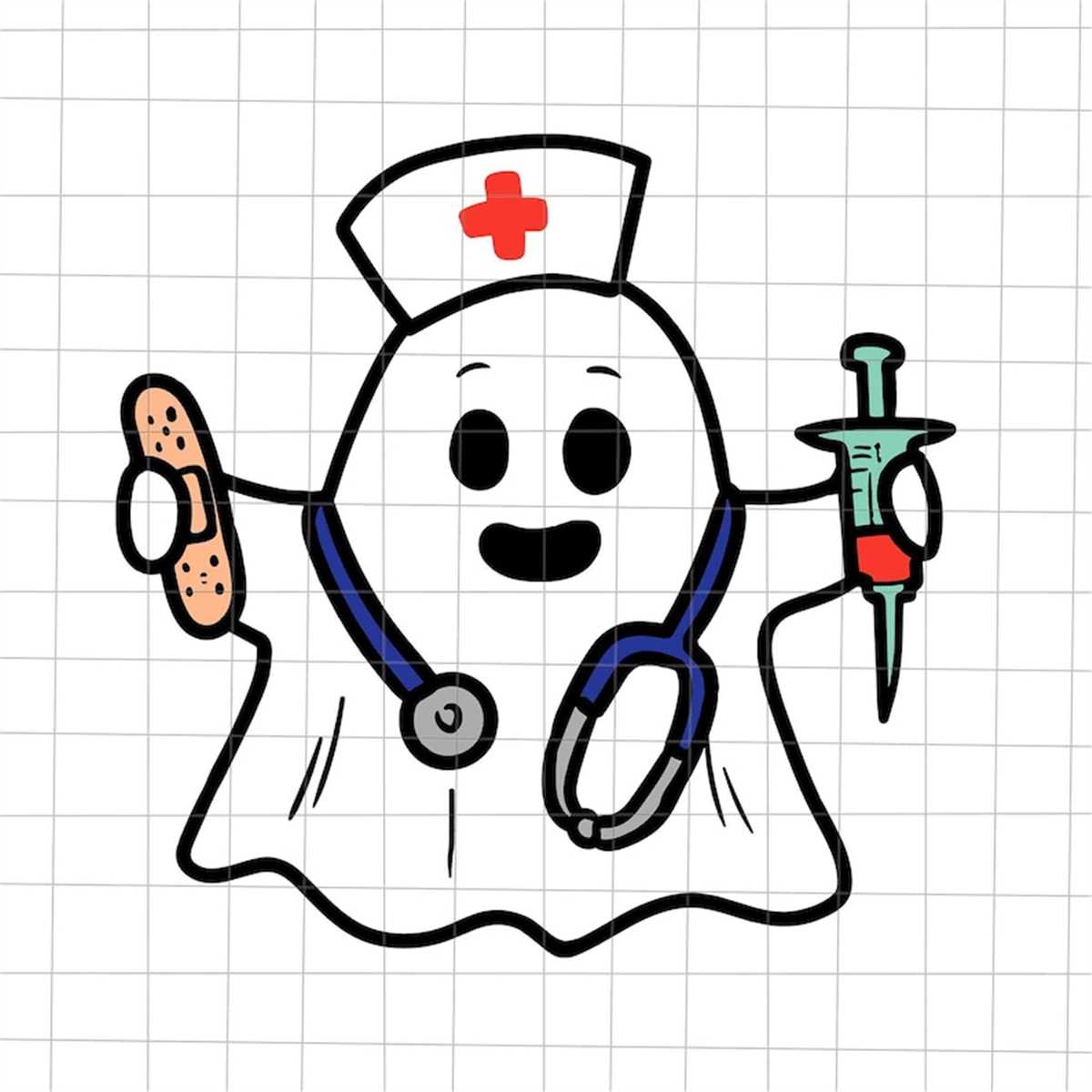 nurse ghost png svg - Inspire Uplift