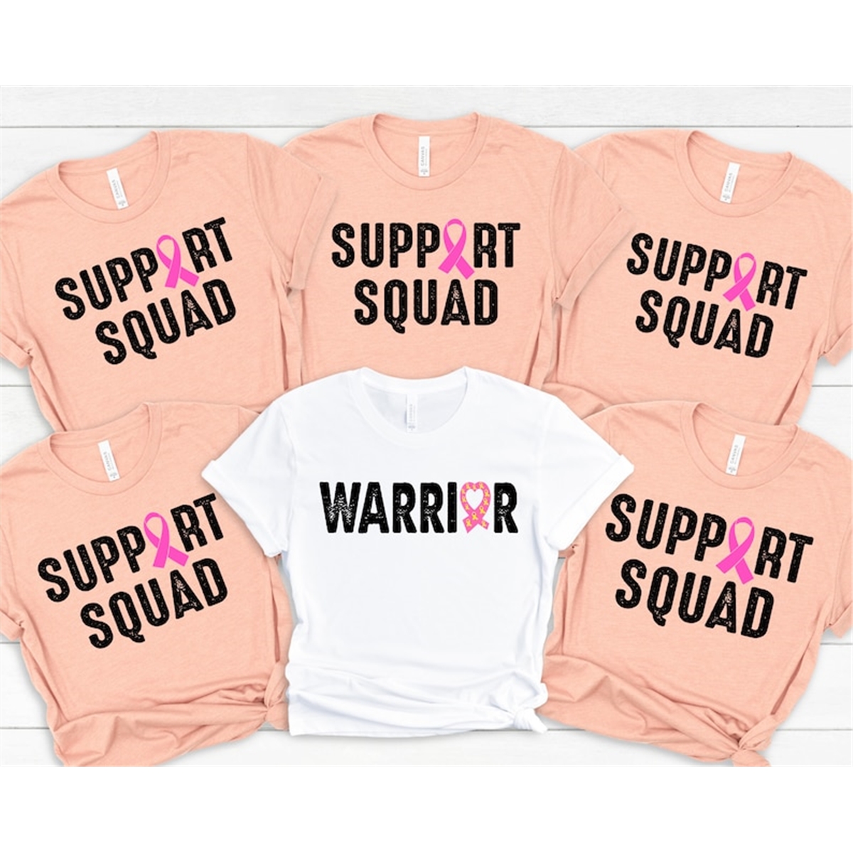 Support Squad T-shirt, Breast Cancer Support Squad Shirt, Ca | Inspire ...